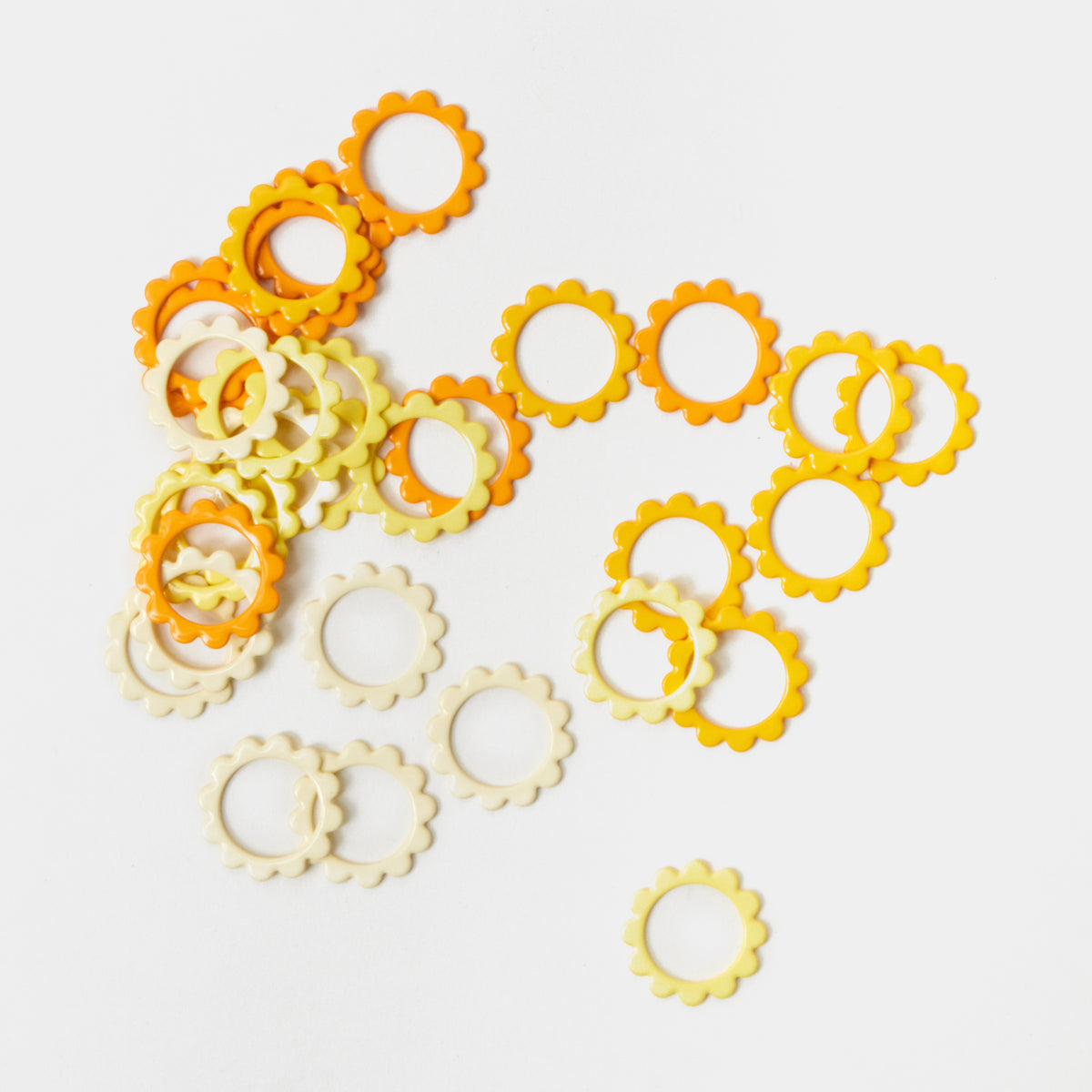 Extra Large Flower Seamless Stitch Markers | Wild Hand
