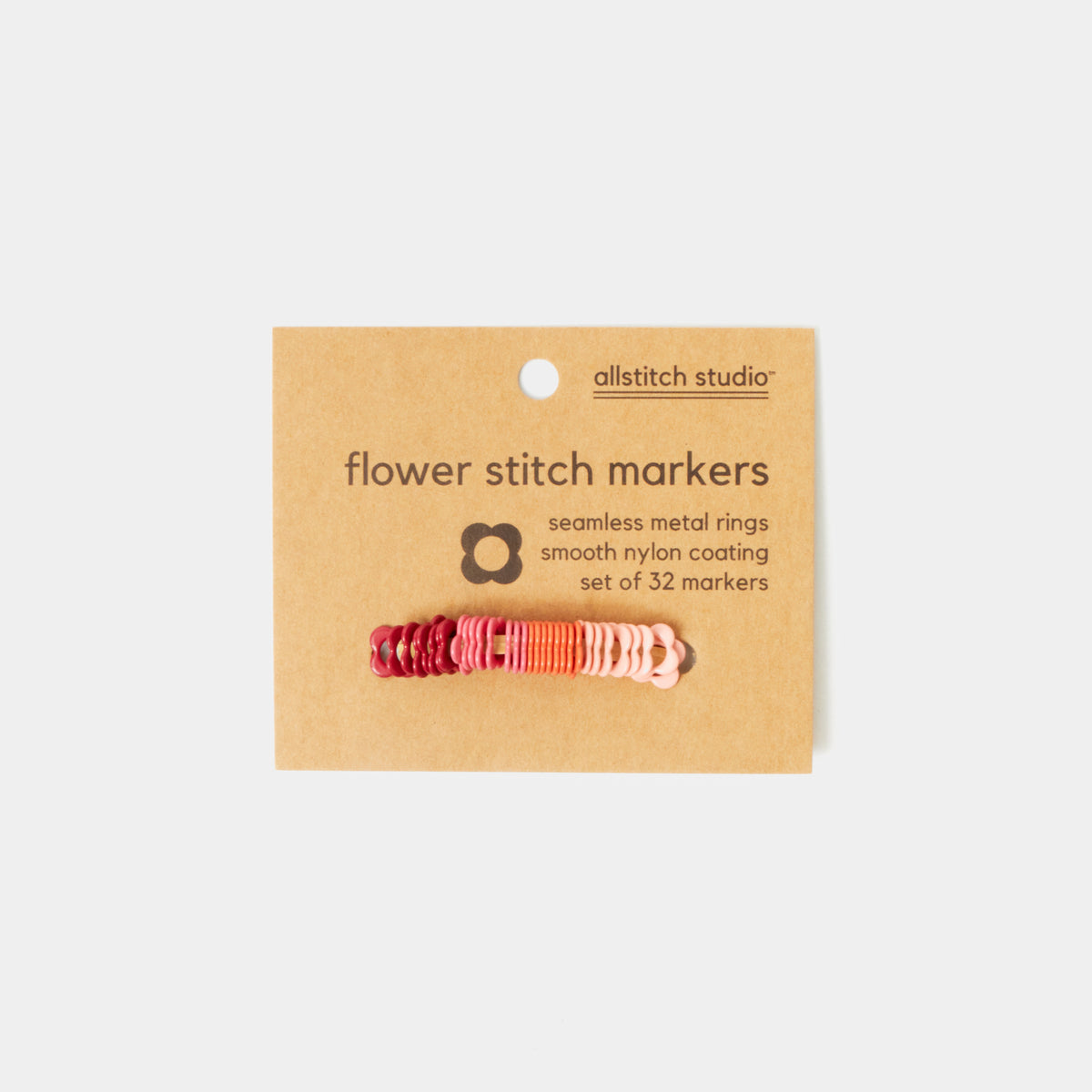 Small Flower Seamless Stitch Markers | Wild Hand