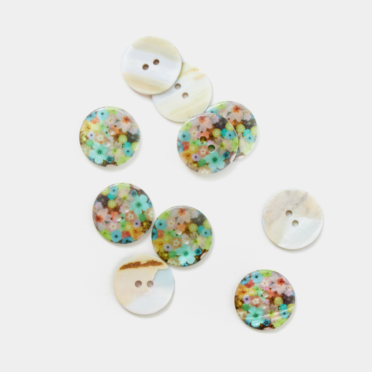 Multi-Color Floral Shell | Wild Hand